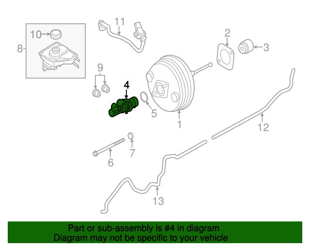 2014-2019 Porsche Master Cylinder 991-355-130-29 | Gaudin Porsche Parts