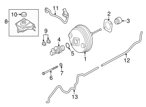 991-355-130-26 - Brake Master Cylinder 2012-2014 Porsche 911 ...
