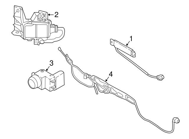 2017-2019 Genesis G90 Park Sensor 95720-D3000-YB6 | QuirkParts
