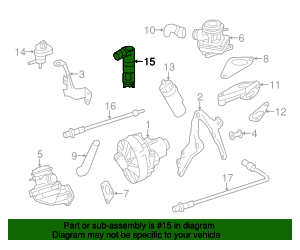 Genuine OEM Purge Control Valve | 000-470-86-93-64 | Fits Select 2006 ...