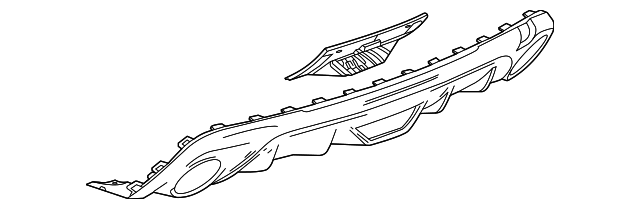 2021-2023 Chevrolet Trailblazer Rear Bumper Valance Panel 42761568 GM ...