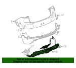 42766401 GM Rear Bumper Valance Panel | GM Parts Store