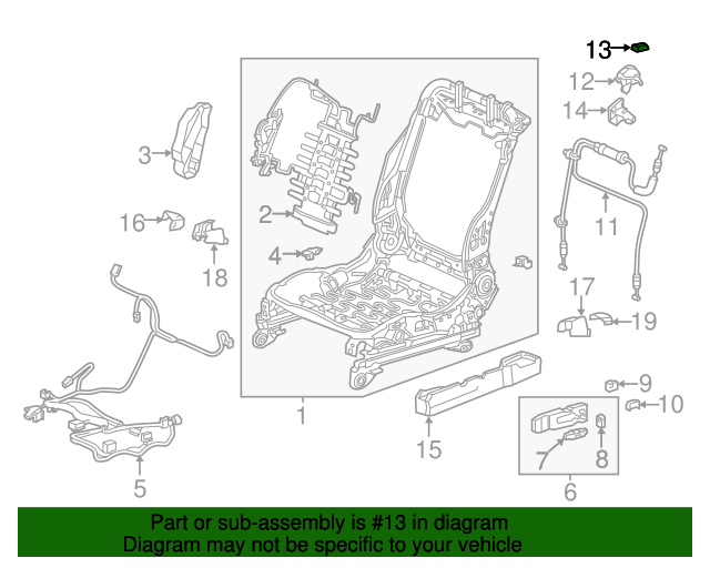 81684-T3L-A41ZB - Cap Dump Lever *YR449L* (Cashmere Ivory) - 2017 Honda ...