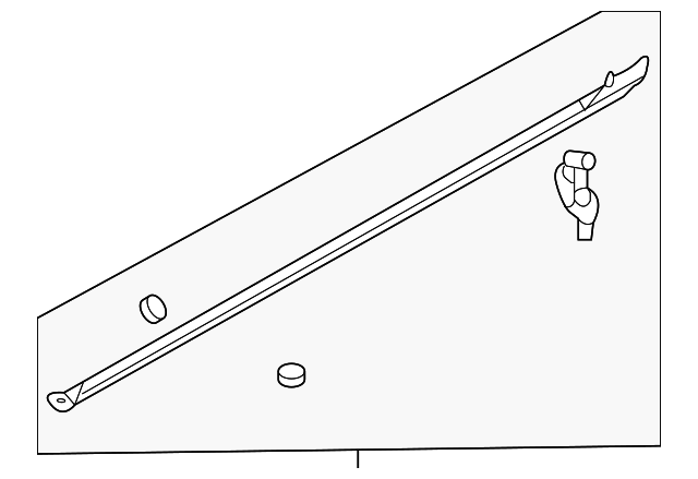 87752-2G000 - Rocker Molding 2006-2008 Kia Optima | Kia.Parts Store
