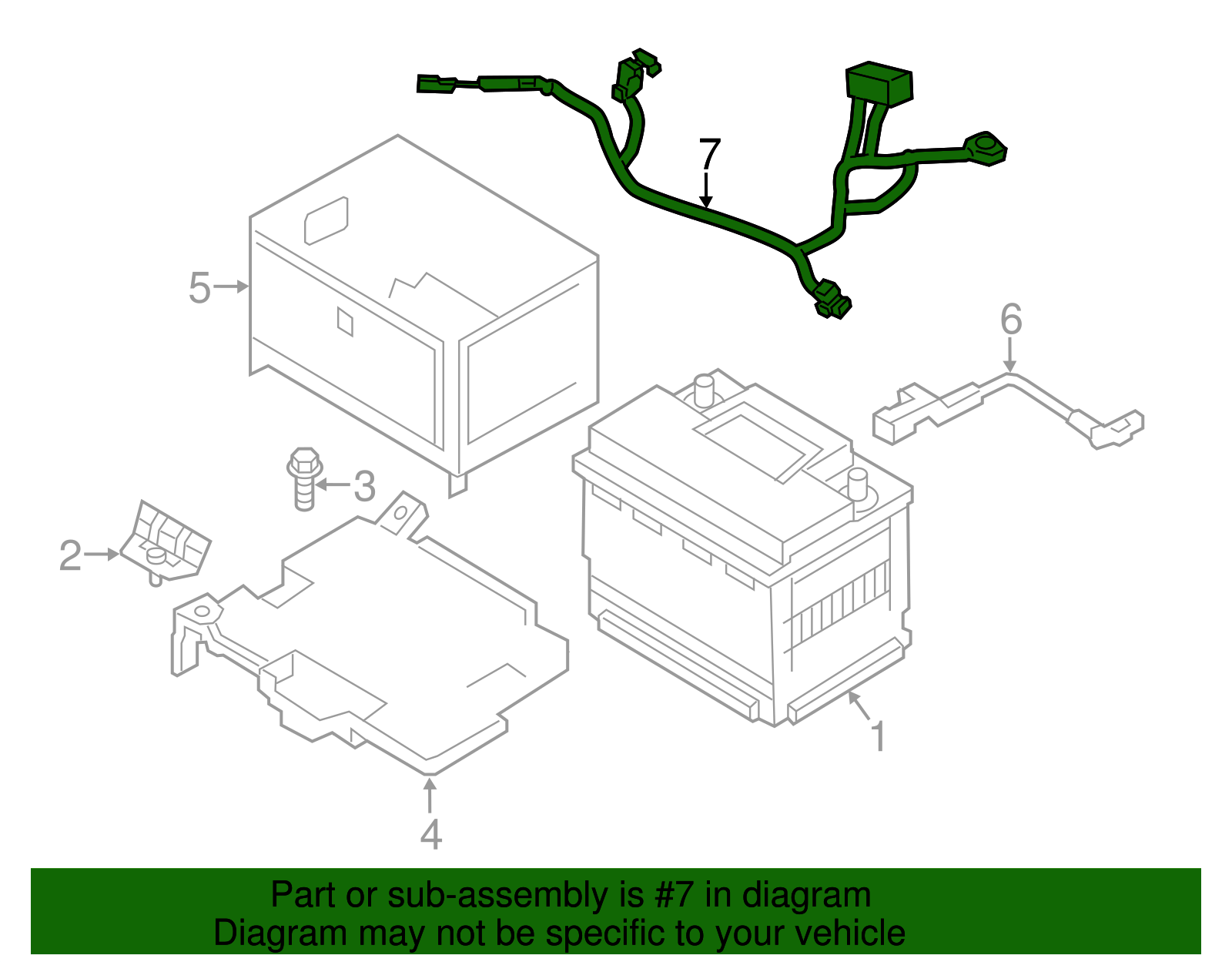 91850-A5160 - Battery Cable 2014-2015 Hyundai Elantra GT | AutoNation Parts