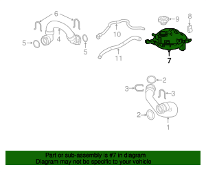 2016-2019 Chevrolet Cruze Radiator Surge Tank 13459964 | GM Parts Center