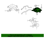 2016-2019 Chevrolet Cruze Radiator Surge Tank 13459964 GM ...