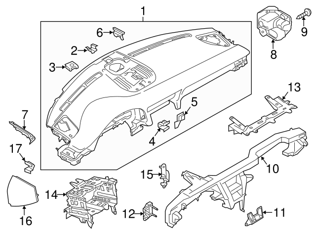 2010-2023 Porsche Glove Box Assembly Screw 999-073-498-01 | Sunset ...