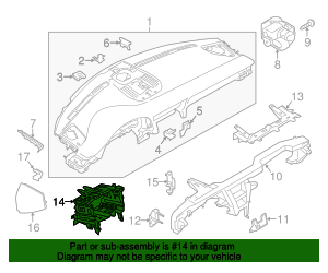 2012-2016 Porsche Support Frame 991-552-111-01 | Sunset Porsche Parts
