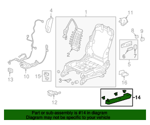2015-2020 Acura TLX Cover, L Rail (Upper) (Outer)*NH690L* (Premium ...