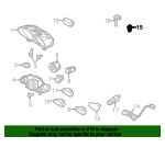 Ford C1BZ-13A018-A - Sun Load Sensor - 2014-2019 Ford Fiesta | OEM Ford ...