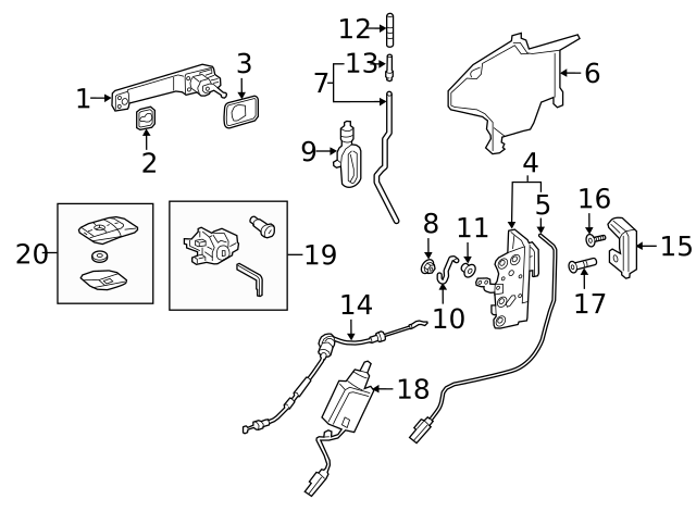 463-720-33-02 - Lock Rod 2019-2020 Mercedes-Benz | Mercedes-Benz USA Parts