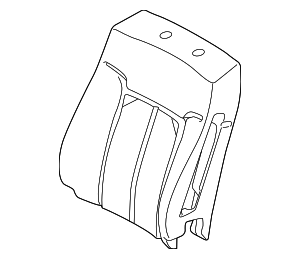 2011-2016 Ford Seat Back Pad BC3Z-2564811-B | TascaParts.com