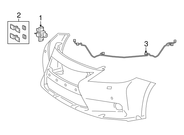 89341-33200-A0 - Park Sensor - 2013-2015 Lexus | DiscMonster