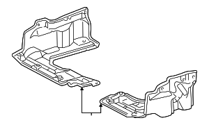 2003-2008 Toyota Under Cover 51442-02170 | OEM Parts Online
