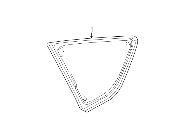 2013-2018 Toyota RAV4 Quarter Glass 62720-0R060 | OEM Parts Online