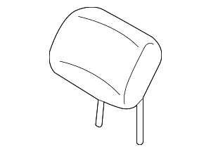 89705-3N700-NVN - Headrest - 2014-2016 Hyundai Equus | World OEM Parts ...