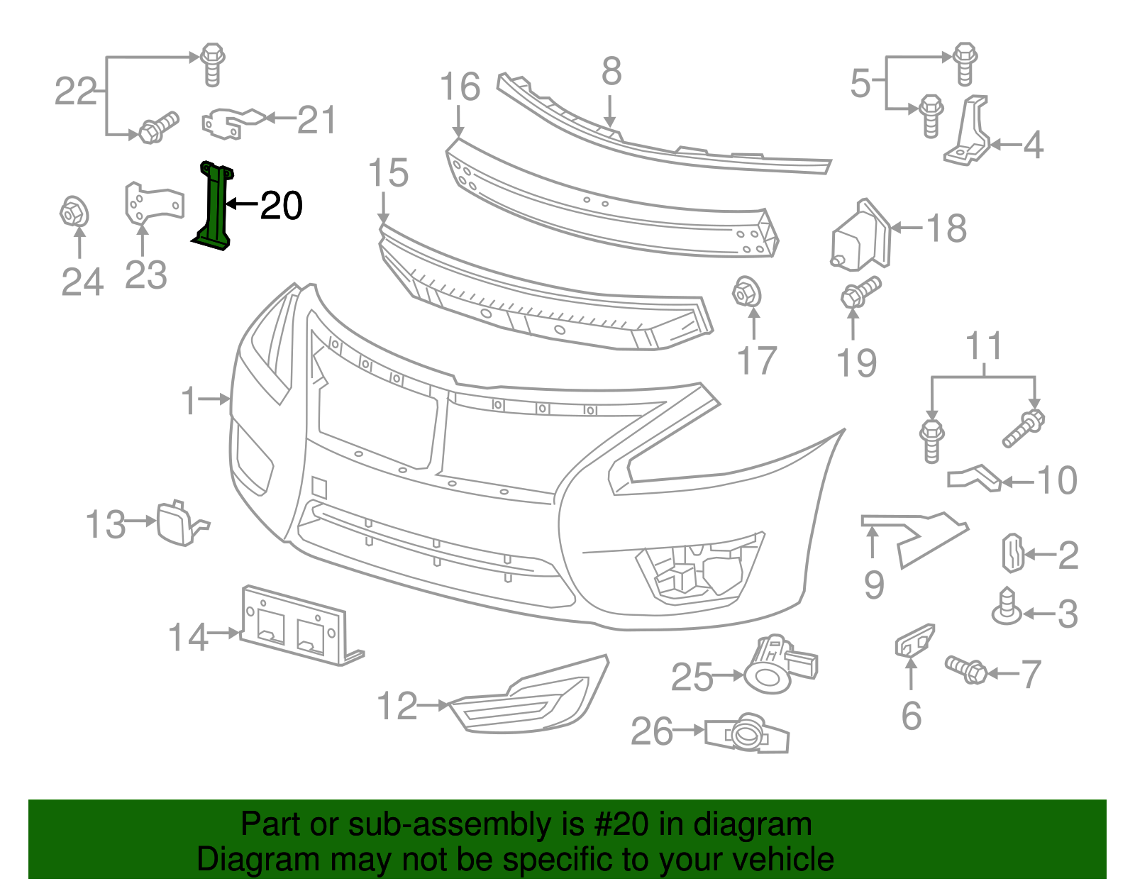2013-2015 Nissan Altima Lower Retainer 62242-3TA0B | Nissan Parts Central