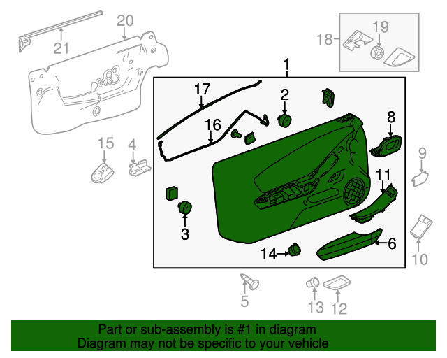 23147696 - OEM GM Door Trim Panel | GMPartsCenter.net | GM Parts Center