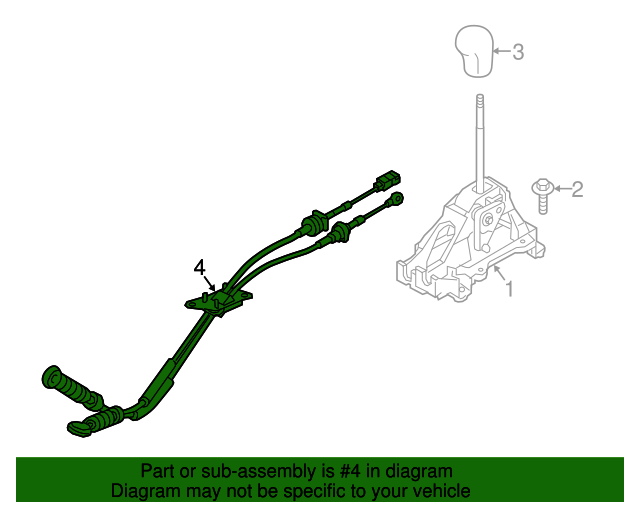 2460A112 - Control Cable 2014-2022 Mitsubishi | Mitsubishi Direct Parts