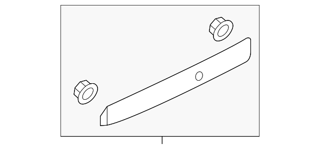 2013-2021 Nissan NV200 Finish Molding 90810-9SJ0A | Nissan Parts Plus