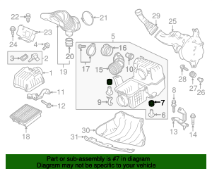 17213-RTW-000 - Rubber, Air Cleaner Mounting 2011-2020 Honda | Group 1 ...