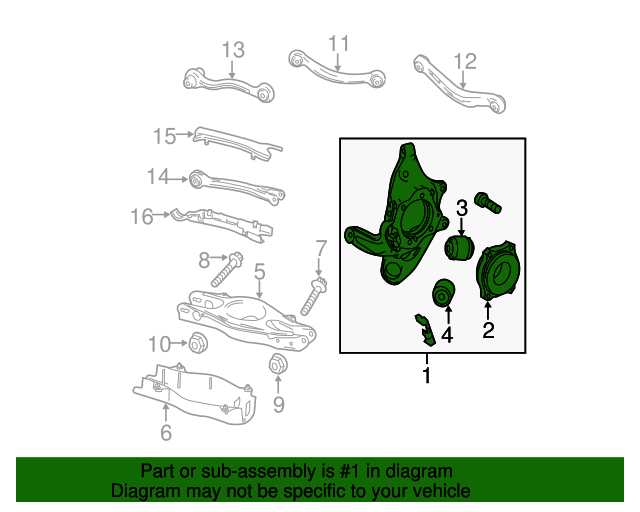 212-350-01-41 - Knuckle 2010-2018 Mercedes-Benz | AutoNationParts.com