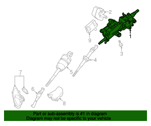 2013-2021 Lexus Steering Column 45810-30230 | OEM Parts Online