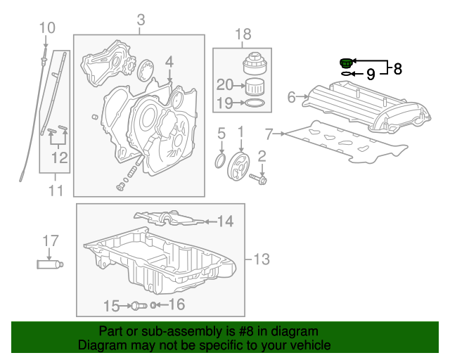 1992-2011 GM Engine Oil Filler Cap 12589430 GM | GMPartsDirect.com