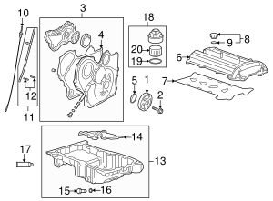 1987-2020 GM Rear Main Seal 12591866 | TascaParts.com