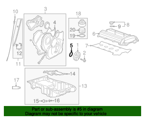 1987-2020 GM Rear Main Seal 12591866 | TascaParts.com