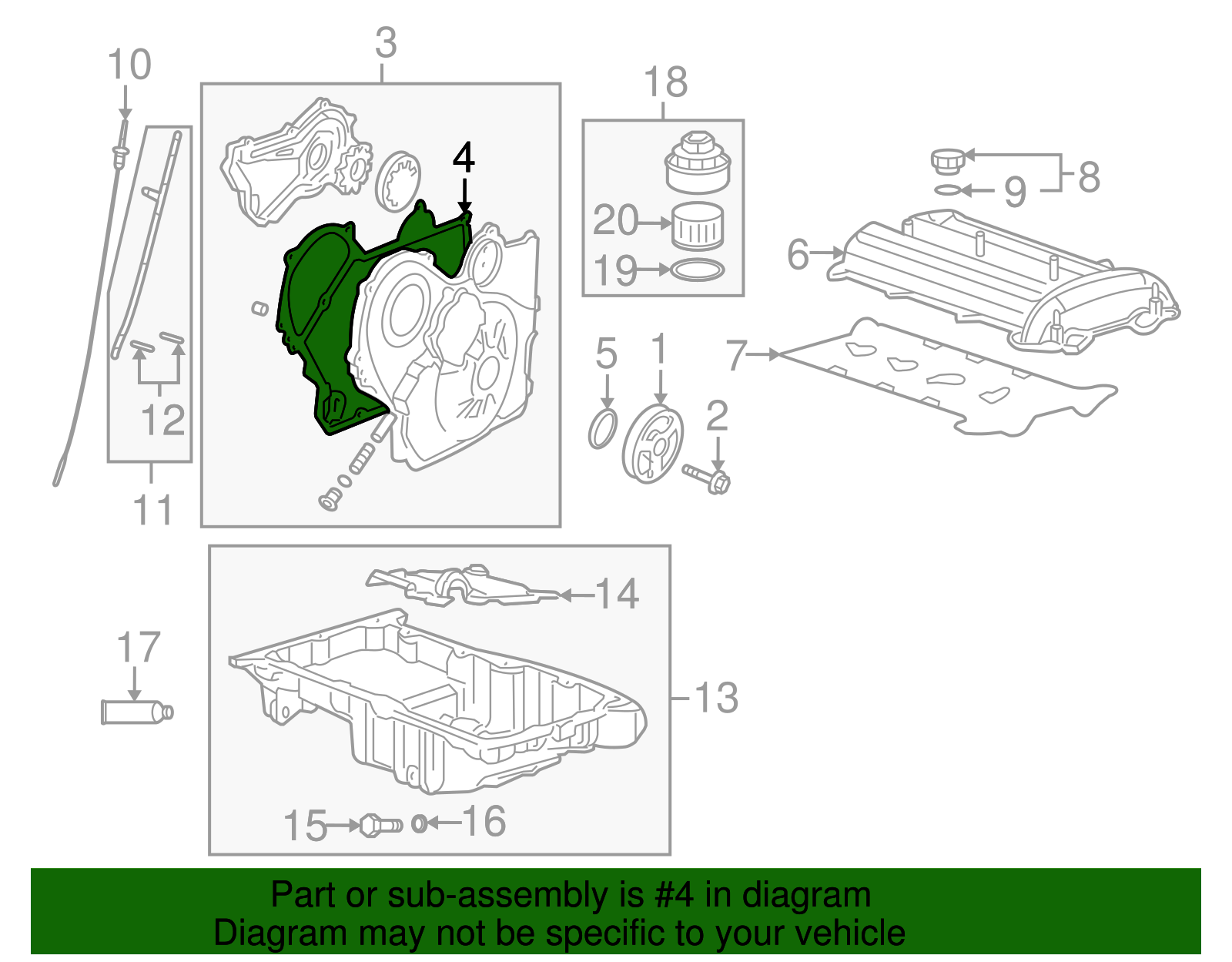 2000-2017 GM Water Pump Seal 90537915 GM | GMPartsDirect.com