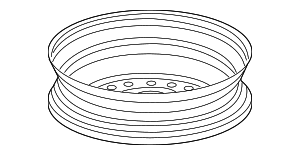 2017-2022 Cadillac 20 Wheel, 6-Spoke, Polished 84520430 | Courtesy Parts