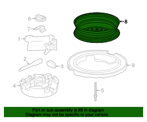2017-2022 Cadillac 20 Wheel, 6-Spoke, Polished 84520430 | Courtesy Parts