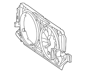 906-505-13-55 - Fan Shroud 2014-2021 Mercedes-Benz | Mercedes-Benz USA ...