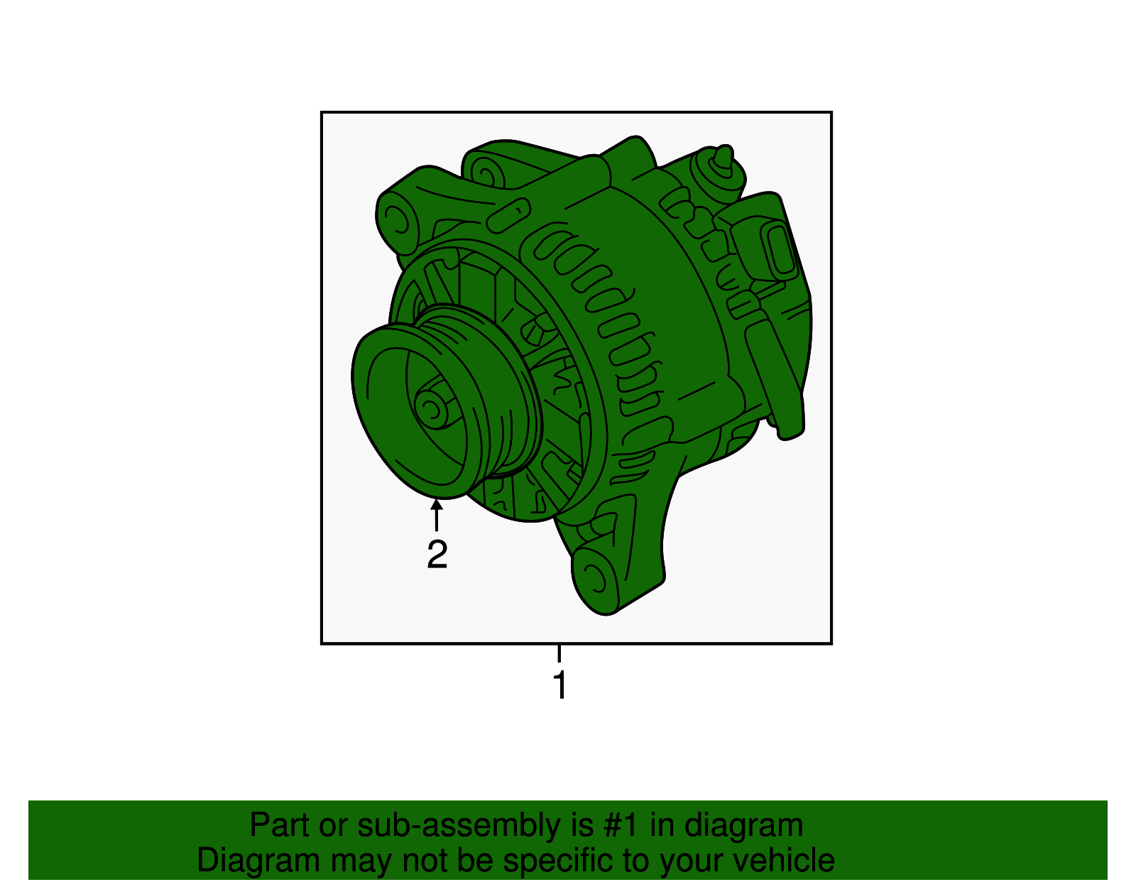 2017-2022 Toyota Alternator 27060-31410 | OEM Parts Online
