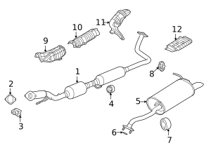 200A0-5RL6A - Converter & Pipe 2018-2024 Nissan | Nissan Parts ...