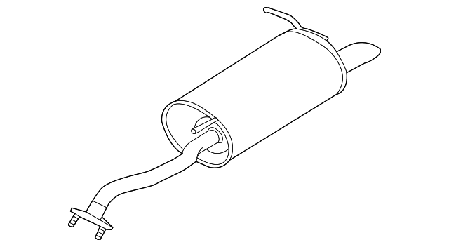 2020-2024 Nissan Versa Muffler & Pipe Assembly 20100-5EE6A | Temecula Nissan Parts