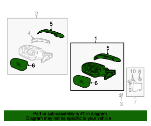 87620-B8600 - Door Mirror 2017-2019 Hyundai | AutoNationParts.com