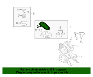 2001-2005 Pontiac Aztek Shift Plate Seal 10423078 | GMPartsDirect.com