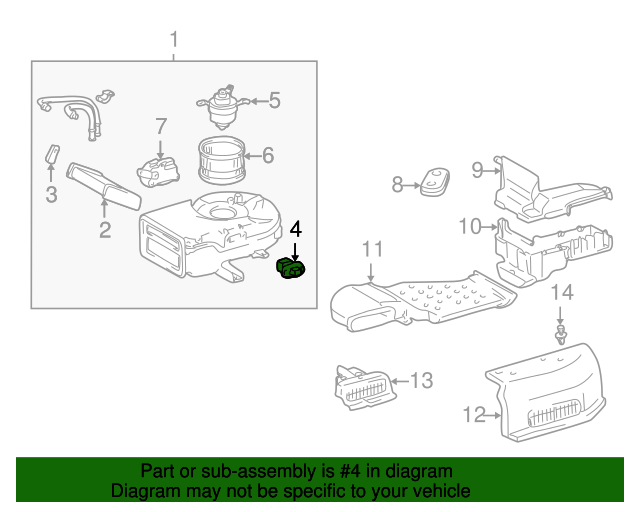 1998-2007 Toyota Resistor 88750-60010 | OEM Parts Online