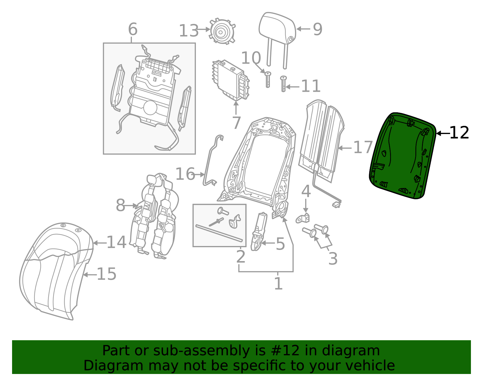 2019-2025 Audi Seat Back Panel 4K0-881-969-E-APT | Retail Performance ...