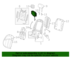 2019-2023 Audi Power Seat Control Module 4N0-907-182 | Audi USA Parts