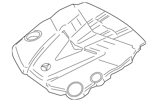642-010-15-08 - Engine Cover 2012-2016 Mercedes-Benz | Mercedes-Benz ...