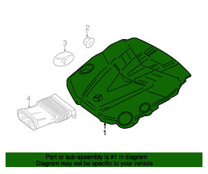 642-010-15-08 - Engine Cover 2012-2016 Mercedes-Benz | Mercedes-Benz ...
