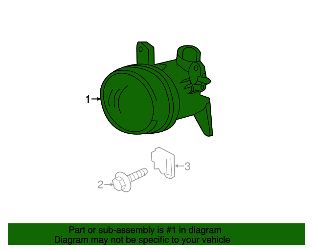 2128200356 - Daytime Run Lamp 2010-2013 Mercedes-Benz | AutoNationParts.com