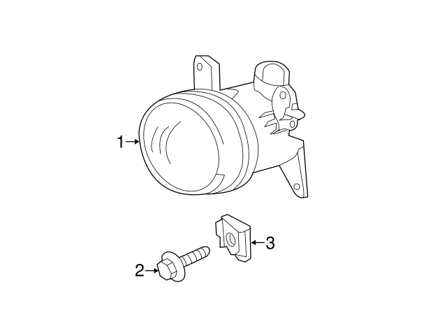 2128200356 - Daytime Run Lamp 2010-2013 Mercedes-Benz | AutoNationParts.com