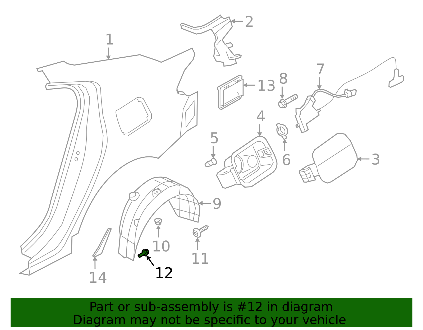 2017-2025 Hyundai Engine Oil Drain Plug Access Cover Clip 14206-08250-B ...