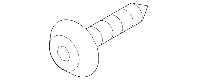 2012-2024 Hyundai Wheelhouse Liner Screw 12493-05207-E | OEM Parts Online