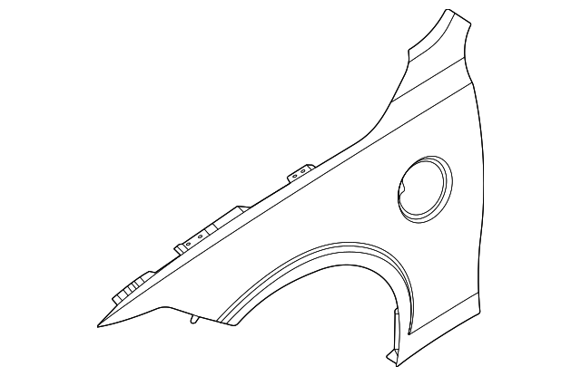 2018-2023 Volvo S90 Fender - Driver's Side (LH) 32277124 | GetOEMParts.com